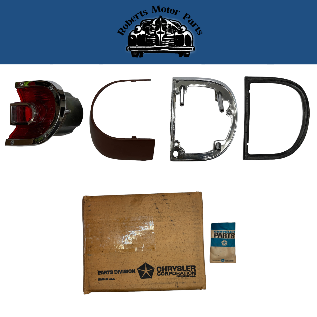 New Old Stock Right Hand Tail Light Assembly For 1965 Dodge Dart Wagon ...