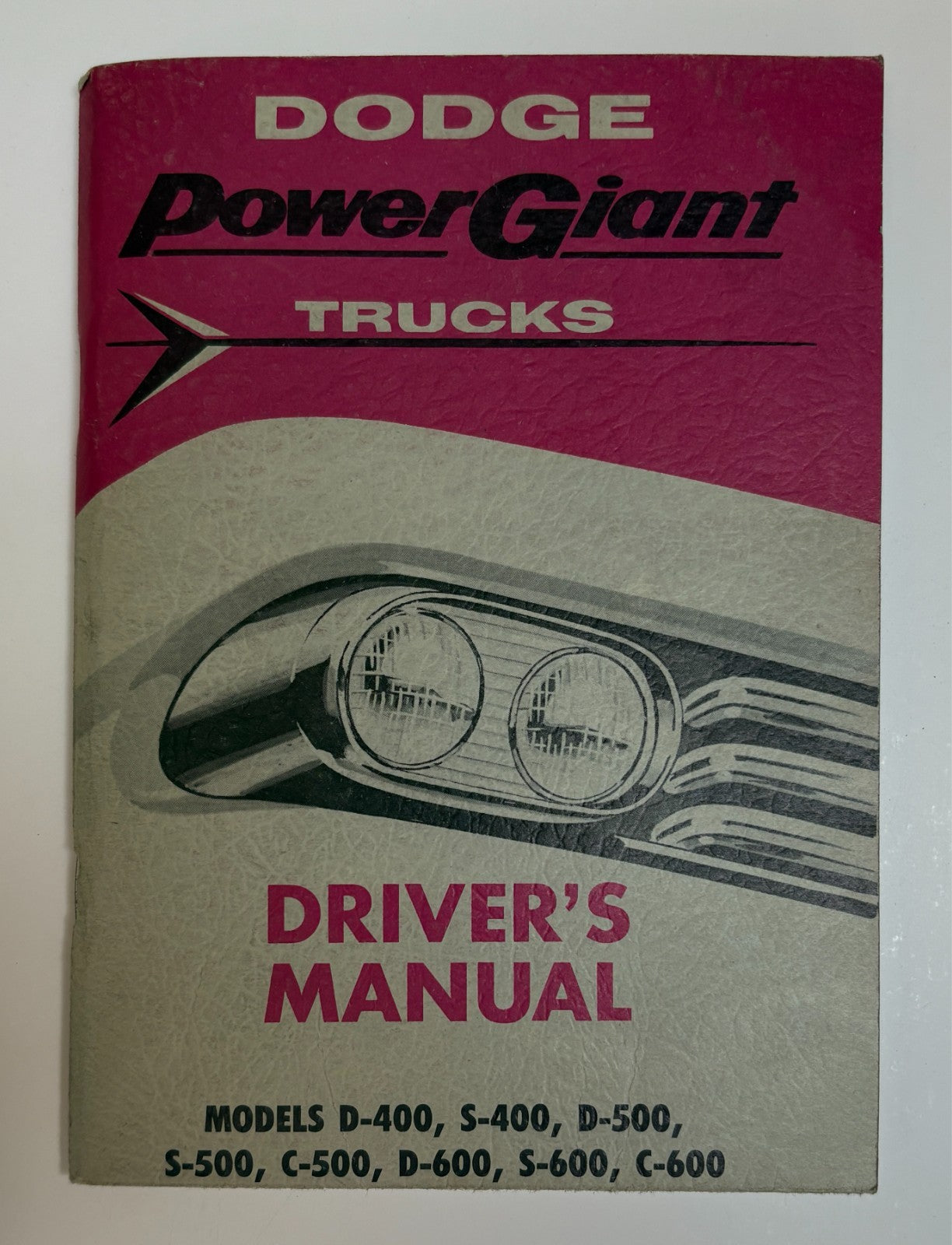 Original Dodge "Power Giant" Trucks Driver's Manual #D-16364 – Roberts ...